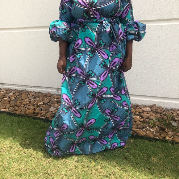 veroex | Dresses | African Ankara Women Full Length Maxi Dress | Poshmark